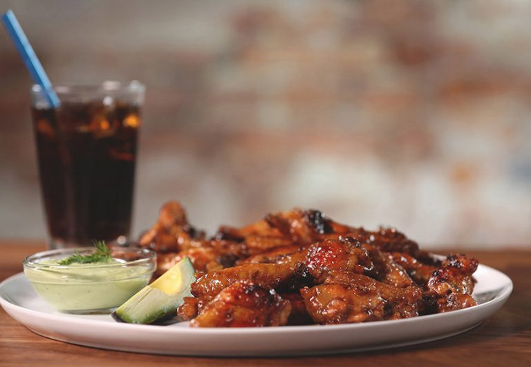 Cola Braised Chicken Wings with California Avocado Ranch Dressing ...