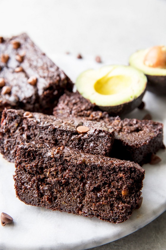 Triple Chocolate Quick Bread with Avocados