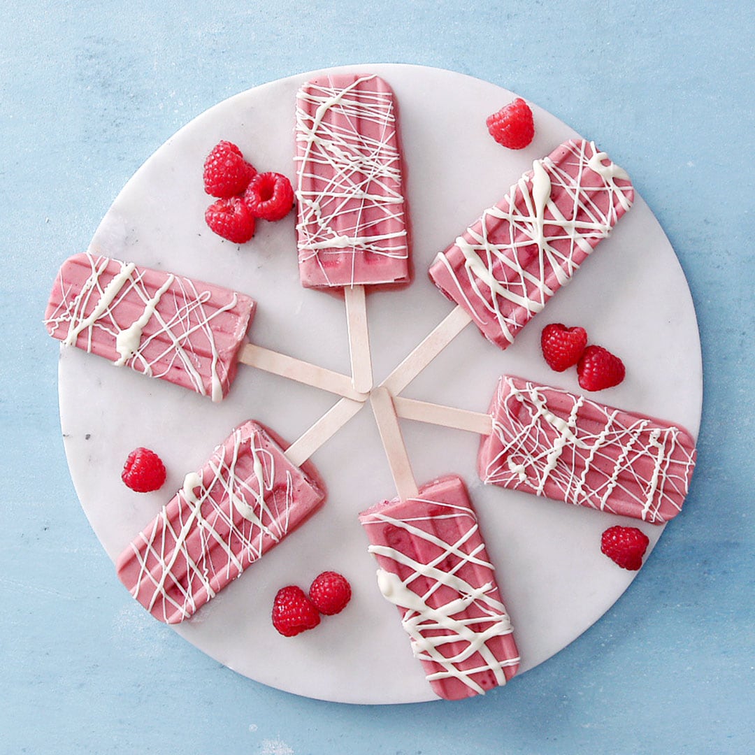 California Avocado Raspberry Pops - California Avocados
