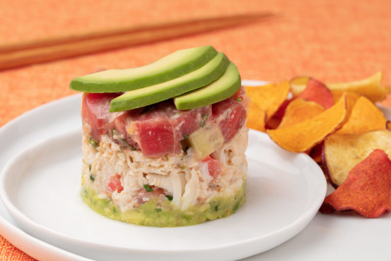 California Avocado Crab and Tuna Stack - California Avocados