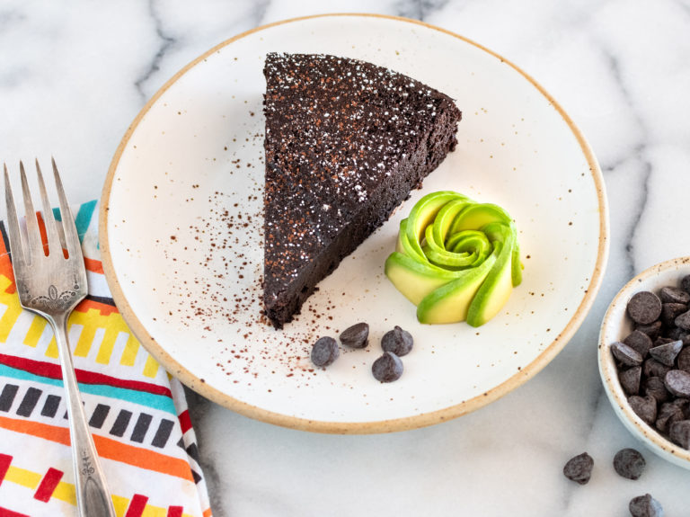 California Avocado Flourless Triple-Chocolate Cake - California Avocados